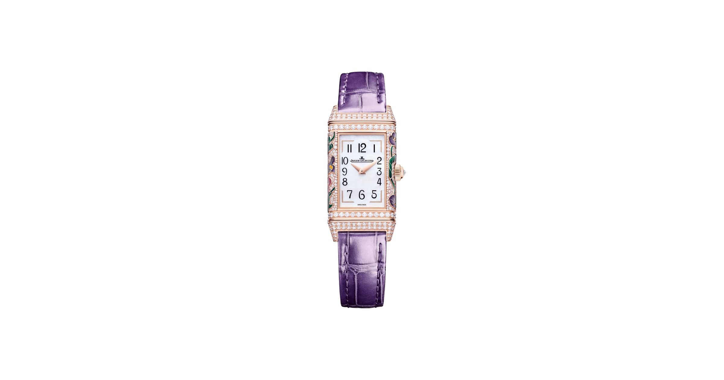 Reverso One Precious Flowers翻转系列珍稀花卉腕表玫瑰金表款 - Q3292435 | 积家