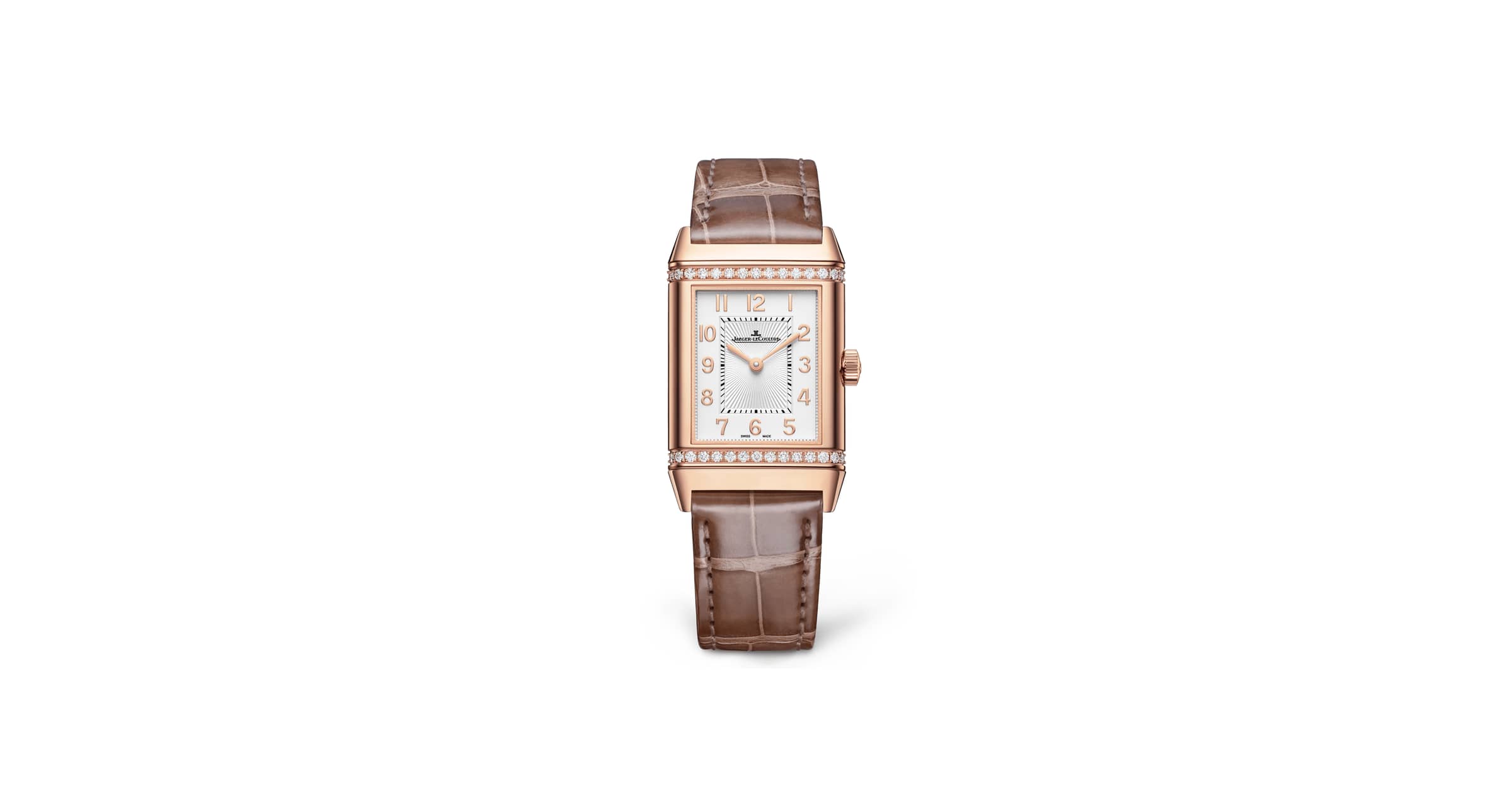 玫瑰金 Reverso Classic Medium Duetto 腕表 q2572570 | Jaeger-LeCoultre